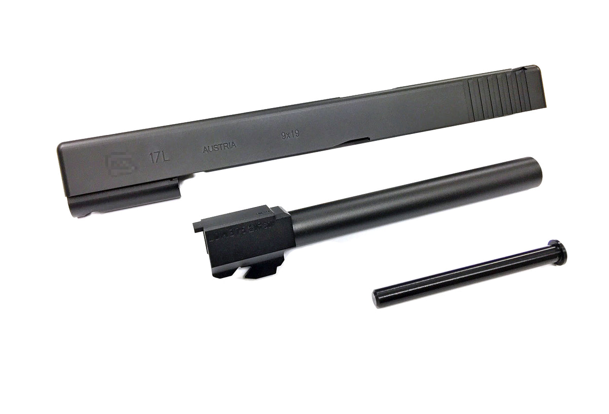 Bomber 17L style CNC Aluminium Slide with Barrel for Tokyo Marui G17 G ...