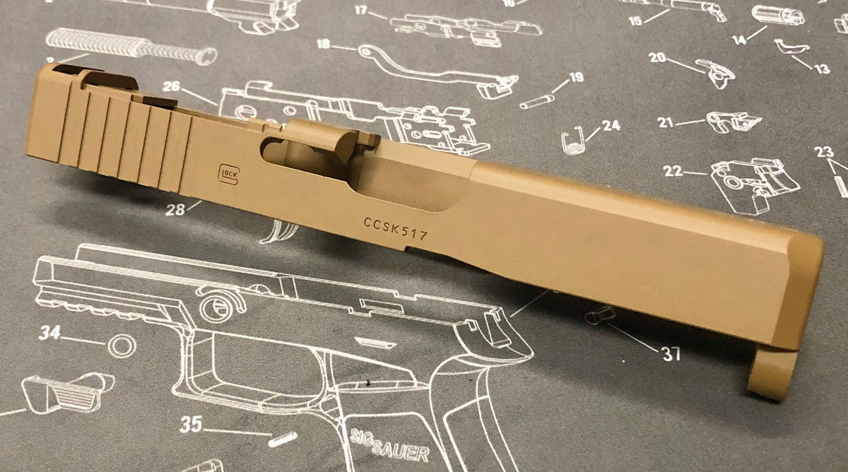 Bomber CNC Steel G19X MOS Slide Kit for Umarex / VFC G19X GBB series ...