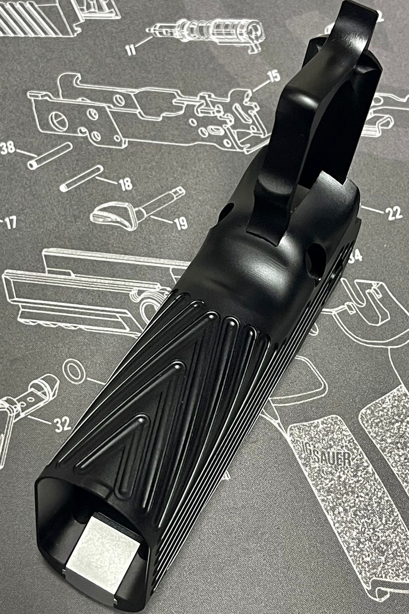 Bomber CNC Aluminum ( INF style ) Grip for Marui Hi-CAPA GBB sereis ...