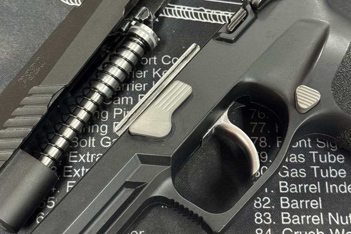 Bomber CNC Steel Take down Lever for Tokyo Marui P320 GBB series – Boomarms