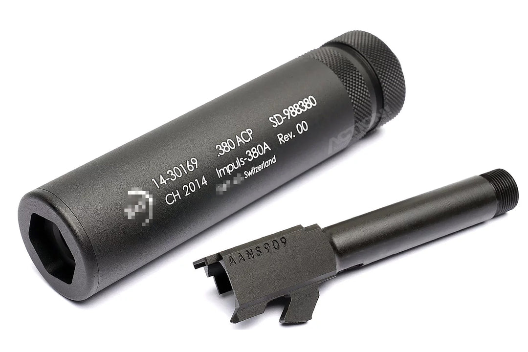 Taiwan made Steel barrel / Silencer Set for G42 GBB Airsoft series ...