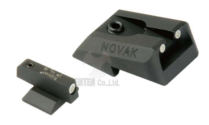 Detonator NOVAK style LoMount Carry 1911 Steel Sight for Marui M45A1 G ...