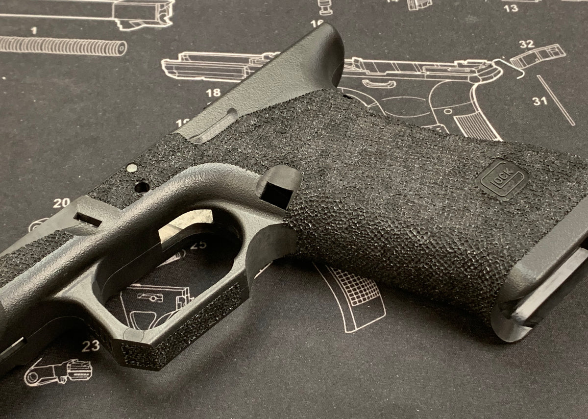 Boomarms Custom - AGA-style Stippling Lower Frame For Marui 17 / 18C A