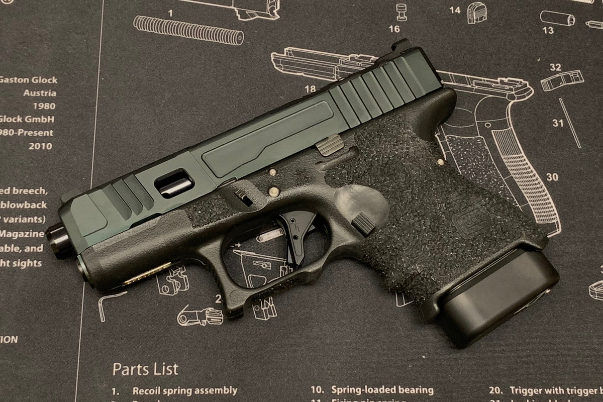 Boomarms Custom - FI-style stippling Lower Frame For Marui G26 Airsoft