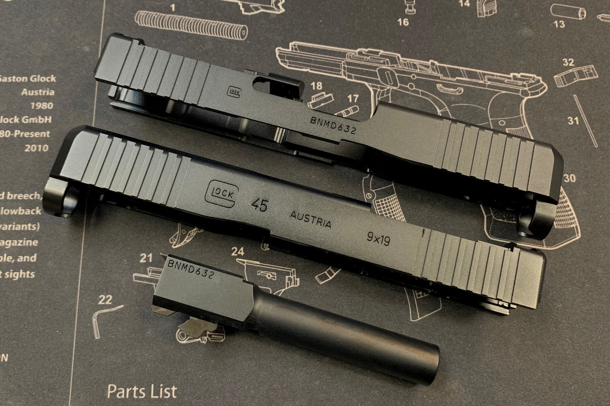 Bomber CNC Aluminum G45 MOS Slide Kit for Umarex / VFC G45 GBB series ...