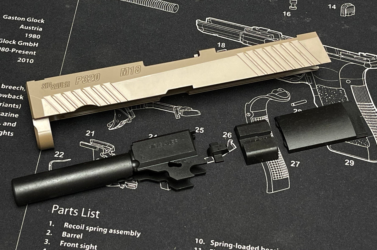 Bomber CNC Steel M18 Slide Kit for SIG / VFC M18 GBB series - 2021 Com ...