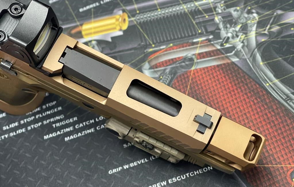 Boomarms Custom - SIG P320 X-Carry x Compensator Airsoft GBB - Tan