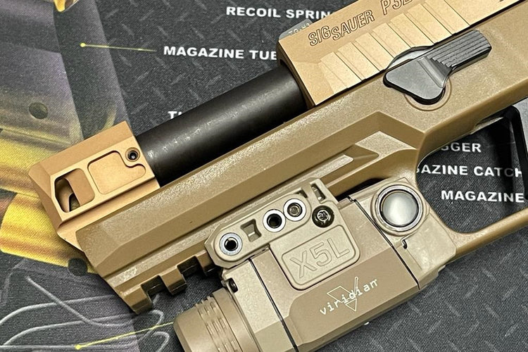 Boomarms Custom - SIG P320 X-Carry x Compensator Airsoft GBB - Tan