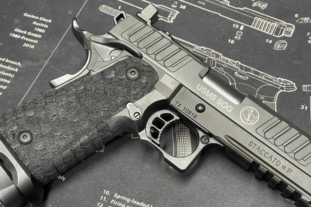 Boomarms Custom - STI Staccato-P USMS SOG style Full Steel Airsoft GBB