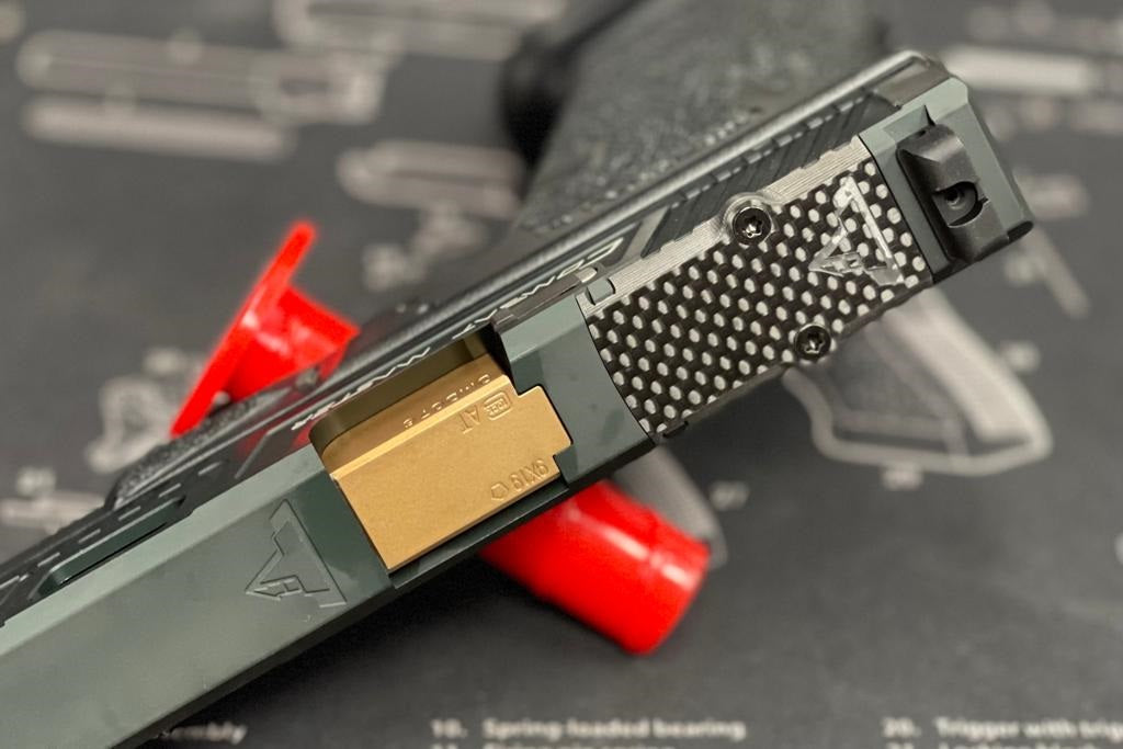 Nova CNC Aluminum T-style G17 RMR Cut Slide Kit for Tokyo Marui G17 Ge ...