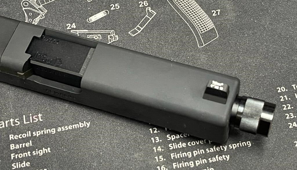 Nova CNC Aluminum G19 MOS Slide Kit for Tokyo Marui G19 Gen4 GBB serie ...