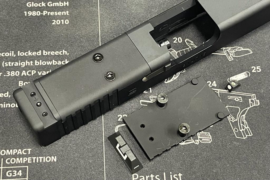 Nova CNC Aluminum G19 MOS Slide Kit for Tokyo Marui G19 GBB series ...