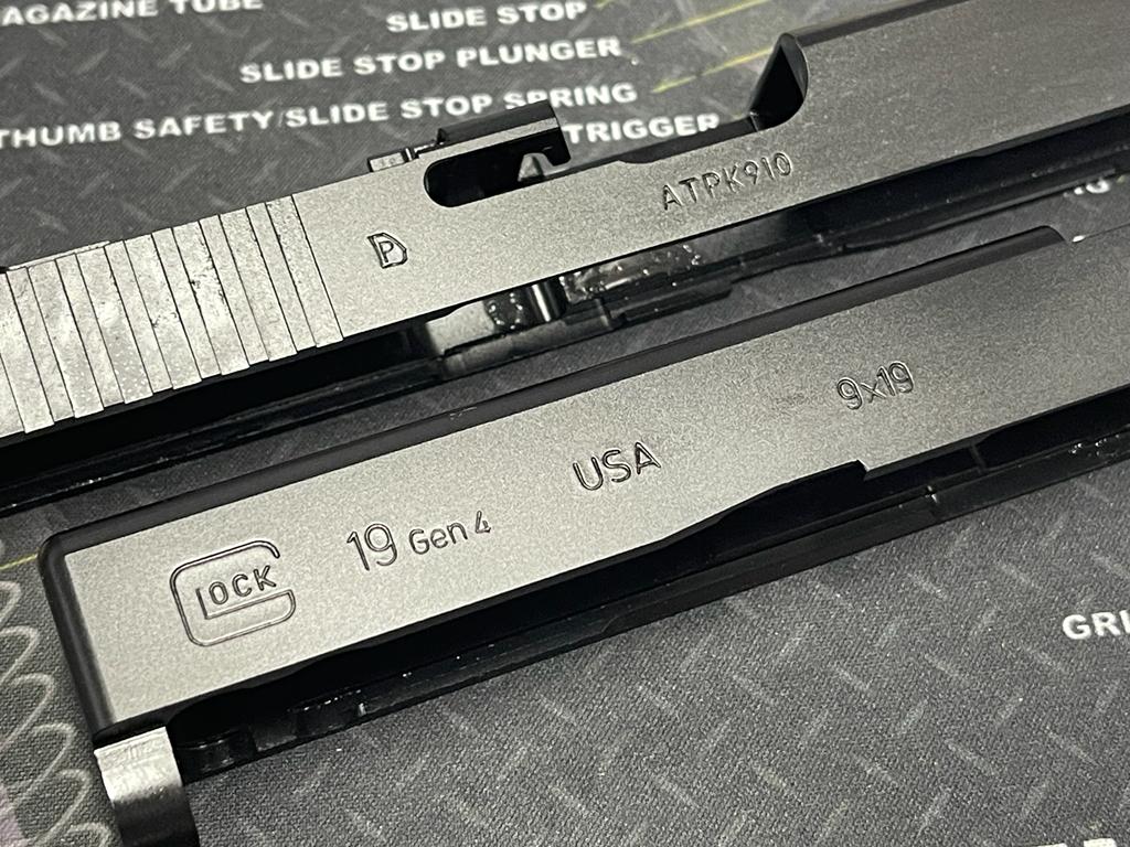 Bomber Steel G19 MOS (MK27 Mod 2) Slide Kit for Umarex / EF / VFC G19 ...