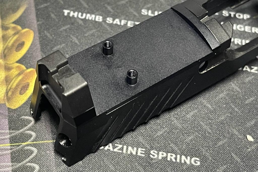 Bomber Mount Base with Raised Rear Sight for SIG / VFC M17 / M18 GBB S ...