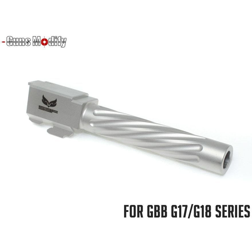 Guns Modify Stainless Fluted Barrel ( S3F ) for Tokyo Marui G17/18C GB ...