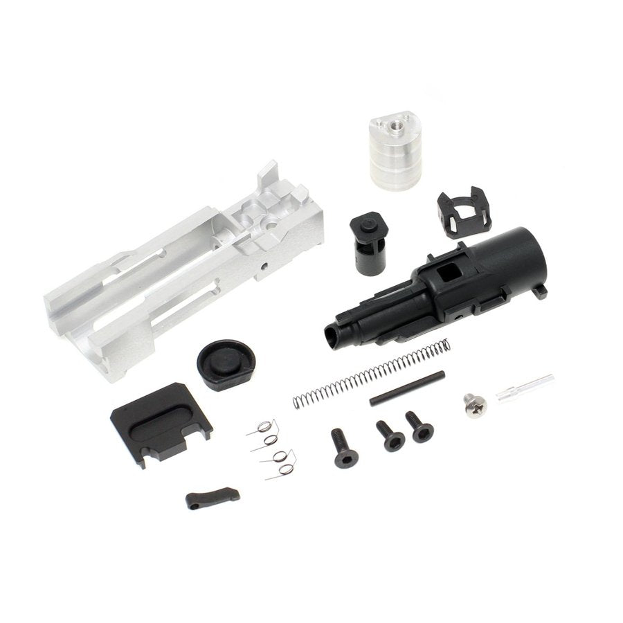 GunsModify SA Style G34 RMR Slide with Stainless Gold Threaded Outer B ...