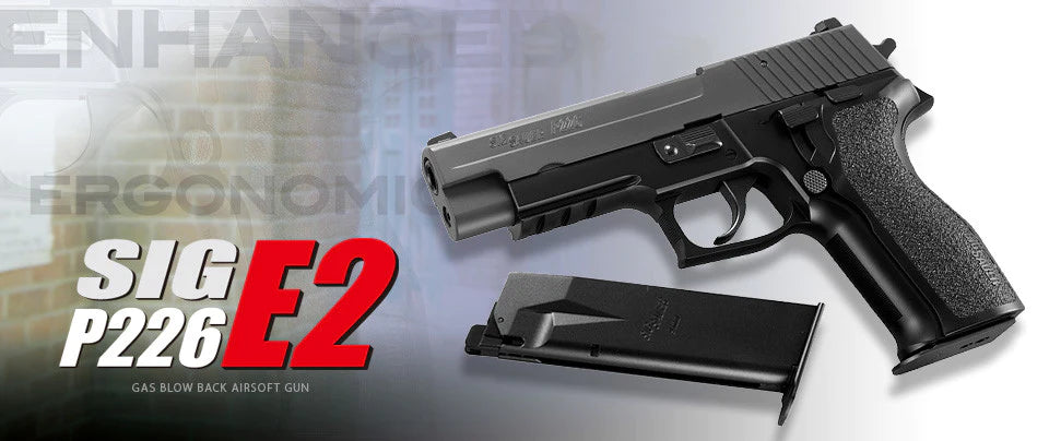 Tokyo Marui P226 E2 GBB Pistol – Boomarms