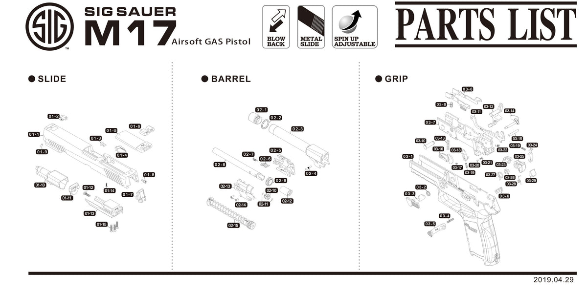 SIG AIR M17/18 – Boomarms
